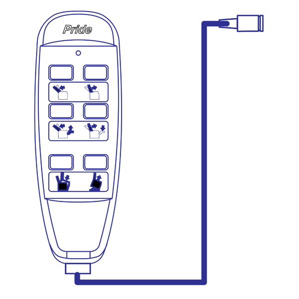 Pride Mobility - Lift Chair Remote - ELEASMB7120009 – Mobile Mobility ...