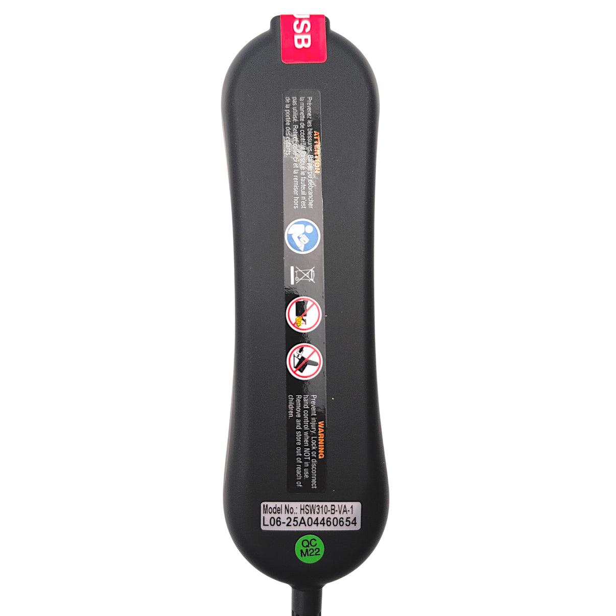 Pride Mobility CTL1707190 Hand Control | HSW310-B-VA-1 Replacement Rem ...