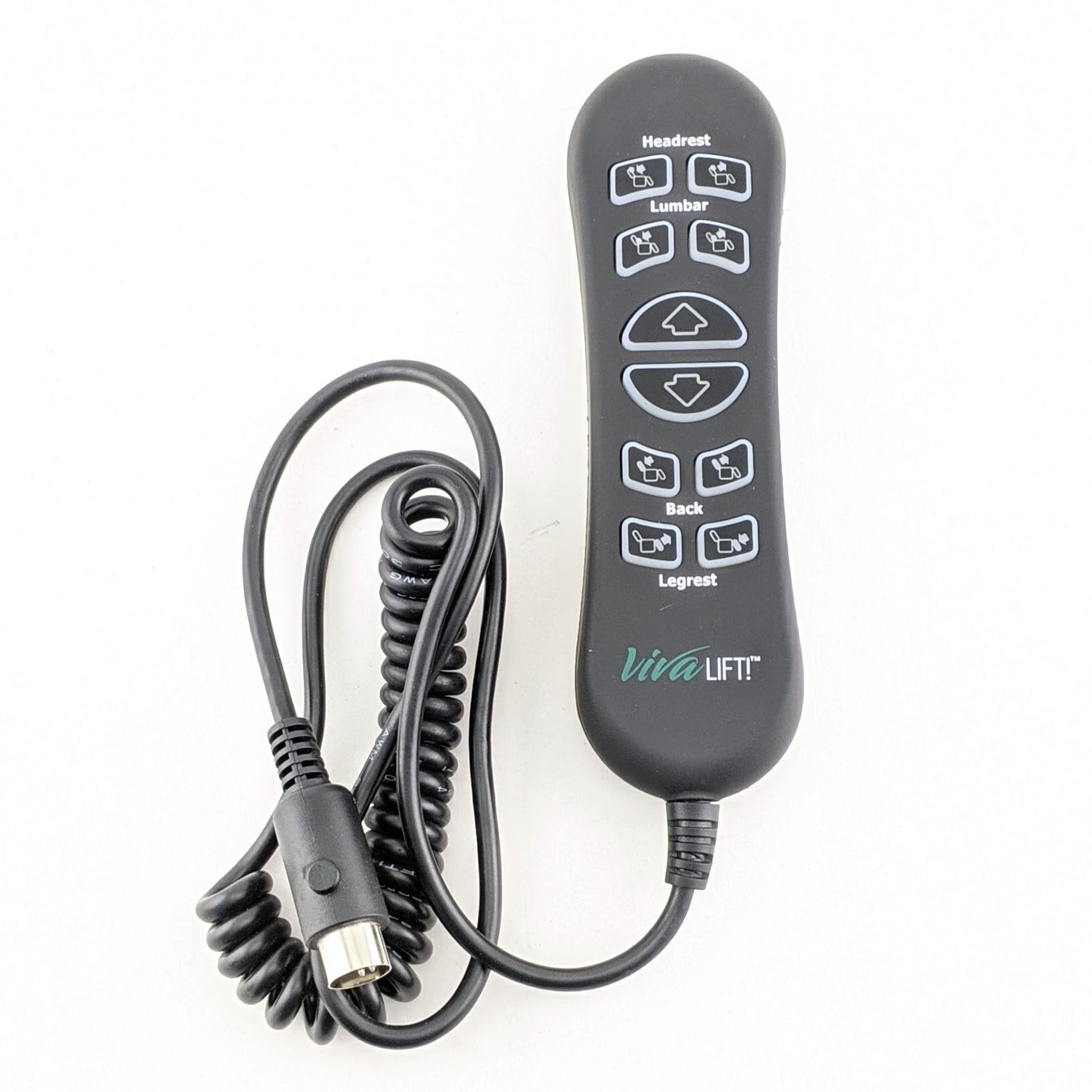 Pride Mobility - Viva Lift Chair Remote Hand Control Pendant - HSW310 - CTL1707190 - 5 Pin ...