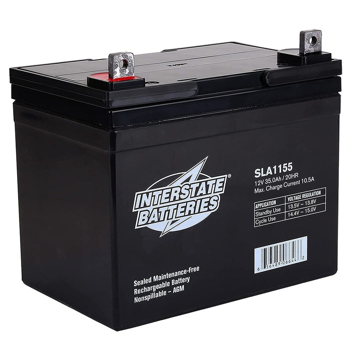 Interstate Battery - SLA1155 - 12 volt 35 amp - OEM Equivalent – Mobile Mobility Service